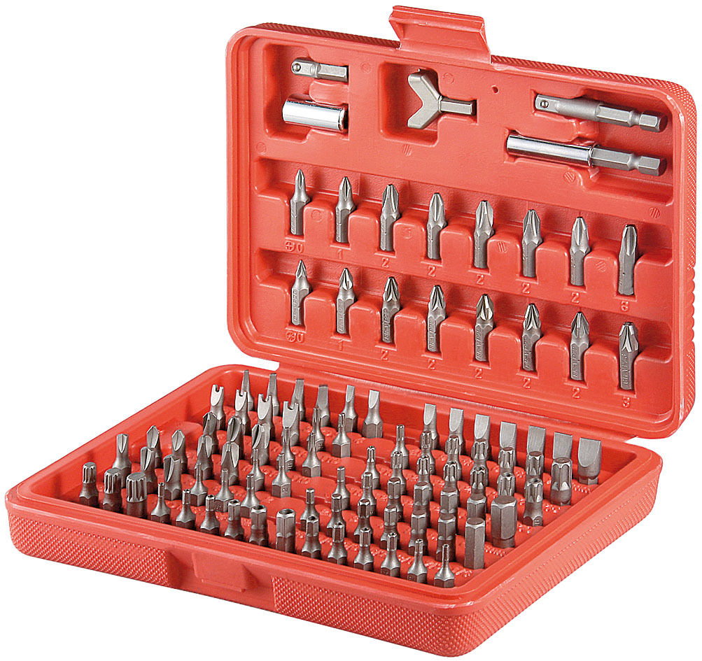 Spezial Bit Set 100-tlg CR-V Bit Satz Sicherheitsschrauben ...